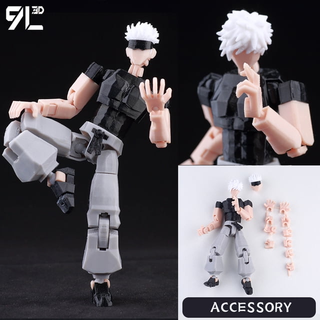 9L3D imprimé Anime Jujutsu Kaisen Sukuna Yuji Yuta Satoru Gojo chanceux ...