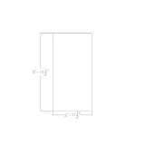 Harmony Series 3x6 Rectangular Coffee Table With Square Metal Base ...