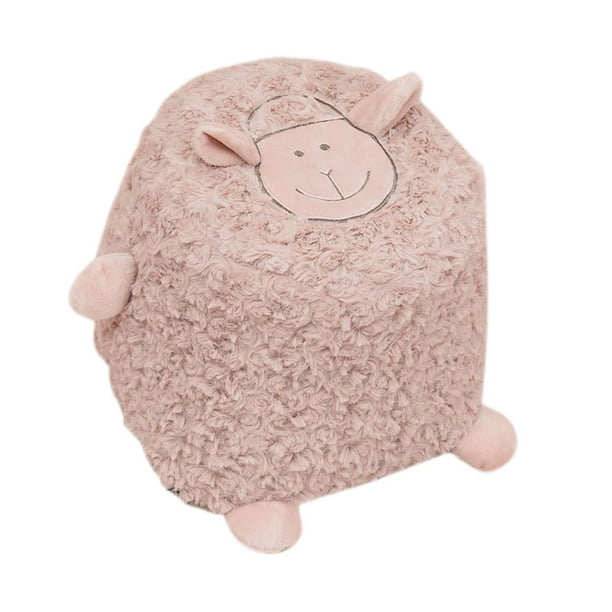 Animal Sheep Round Ottoman Stool Foot Rest Children Stool Non Skid ...