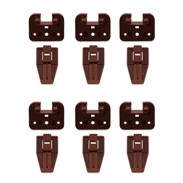 2Pcs Drawer Slides Furniture Guide Slides Plastic Drawer Runners Draw ...