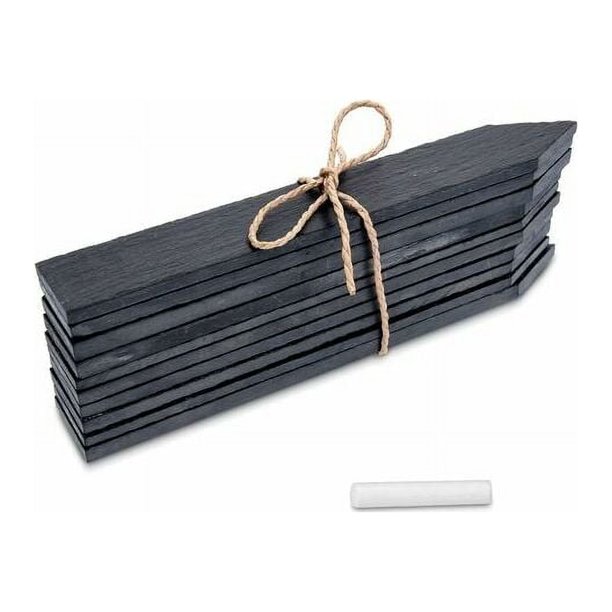 nipocaio Slate Plant Label - Plant Marker 20 x 3 cm - Set of 10 Garden ...