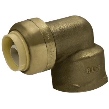 2 Pcs XFITTING Push Fit 3/8 Inch x 3/8 Inch Push Fit Elbow, 27-6-5=2XX - Walmart.com