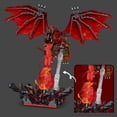Remocguys Fire Dragon with LED Building Set Compatible with Lego Animal ...