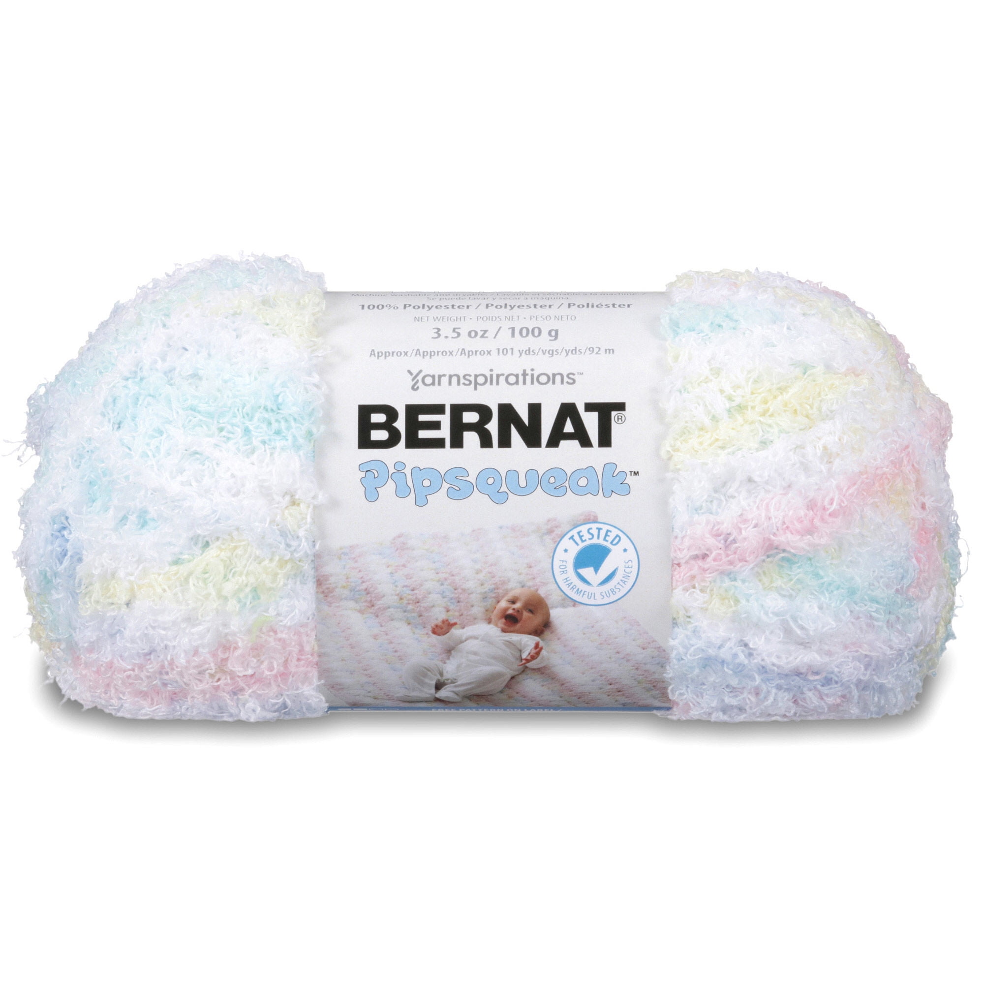 Bernat Polyester Pipsqueak Baby Print Yarn, 1 Each - Walmart.com ...