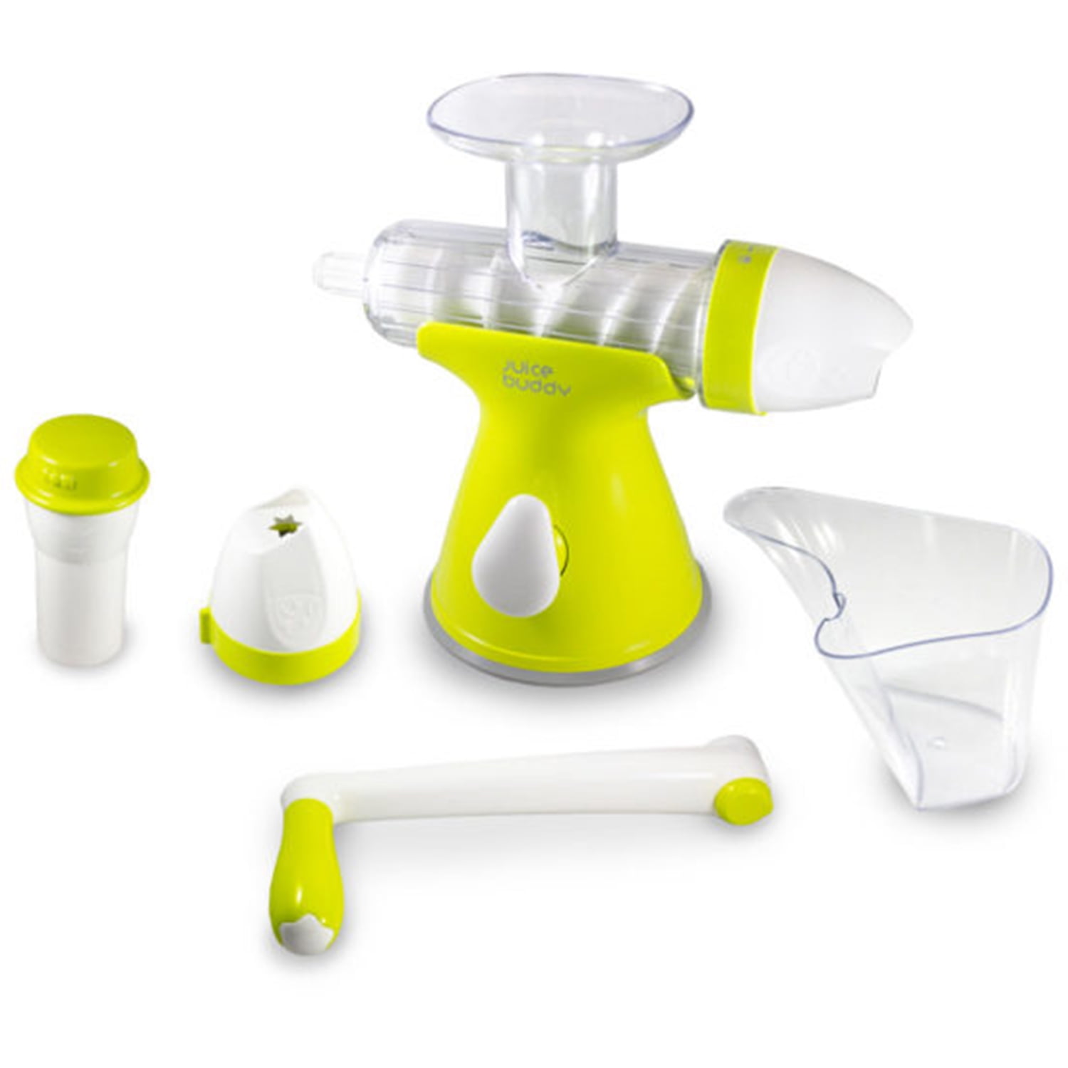 Juice Buddy 2 in 1 Manual Hand Crank, at Home Easy Clean, Ice Cream ...