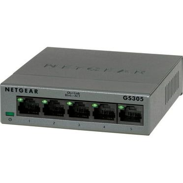 NETGEAR 5 Port Gigabit Ethernet Switch (GS605NA) - Walmart.com