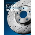 Detroit Axle - Rear Drilled Slotted Brakes and Rotors Brake Replacement ...