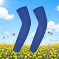 JIUWEN 1 Pair Arm Sleeves for Youth - UV Sun,Scratch & Allergy Guard ...