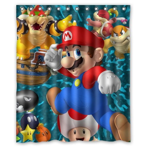 Click here for Touxihaa Super Mario Shower Curtain Bathroom Curta... prices