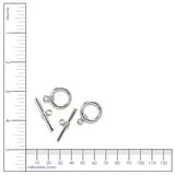Silver Large Round Toggle, 4 Piece - Walmart.com