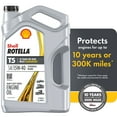 Shell Rotella T5 Synthetic Blend 15W-40 Diesel Engine Oil, 1 Gallon ...