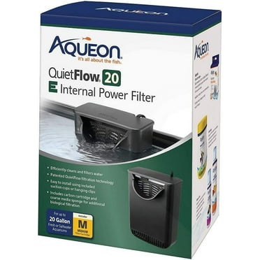 Aqua-Tech Power Aquarium Filter 3-Step Filtration, 30-60 Gallons ...