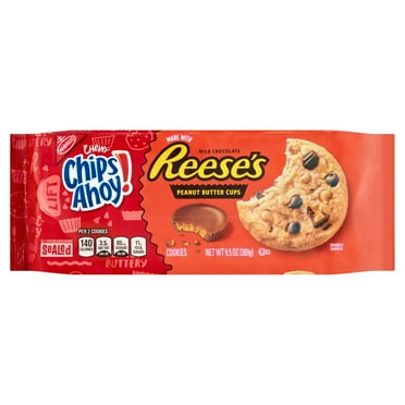 CHIPS AHOY! Reese's PB Soft Chewy Chocolate Chip Cookies, 9.5 oz ...