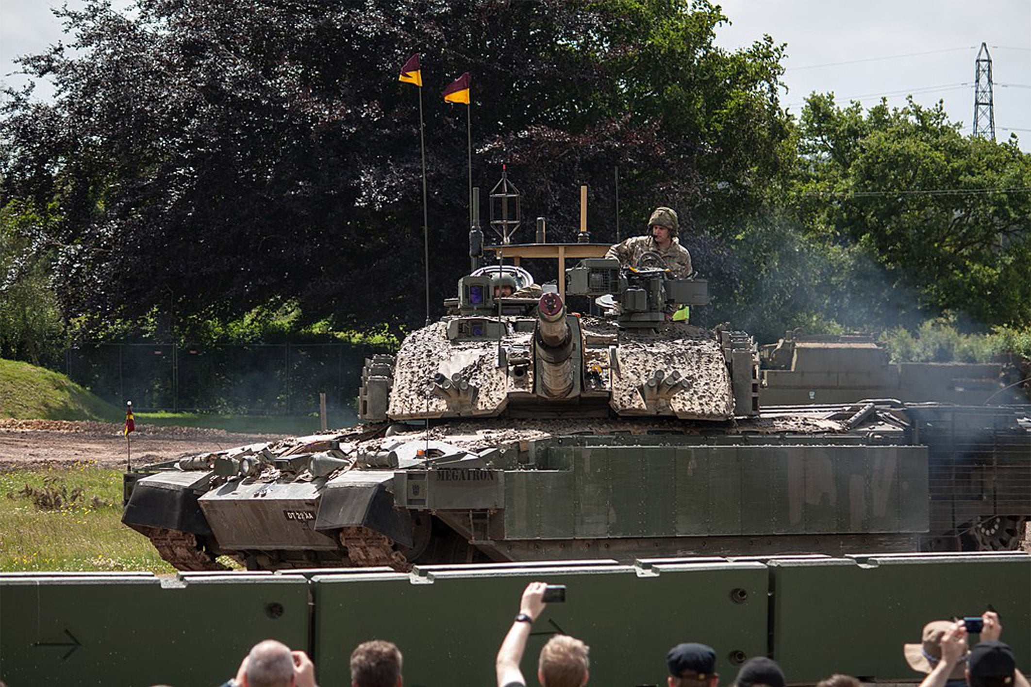 24x36 gallery poster, Challenger 2 tank with added explosive reactive ...