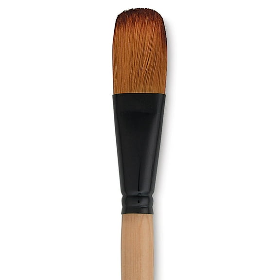 Dynasty Brush FM Brush Nylon Fiber Utility Brushes, Lacquered Wood ...