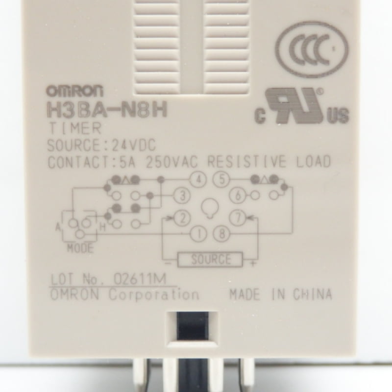 Omron 8 Pin Multi Timer H3BA-N8H DC24V - Walmart.com