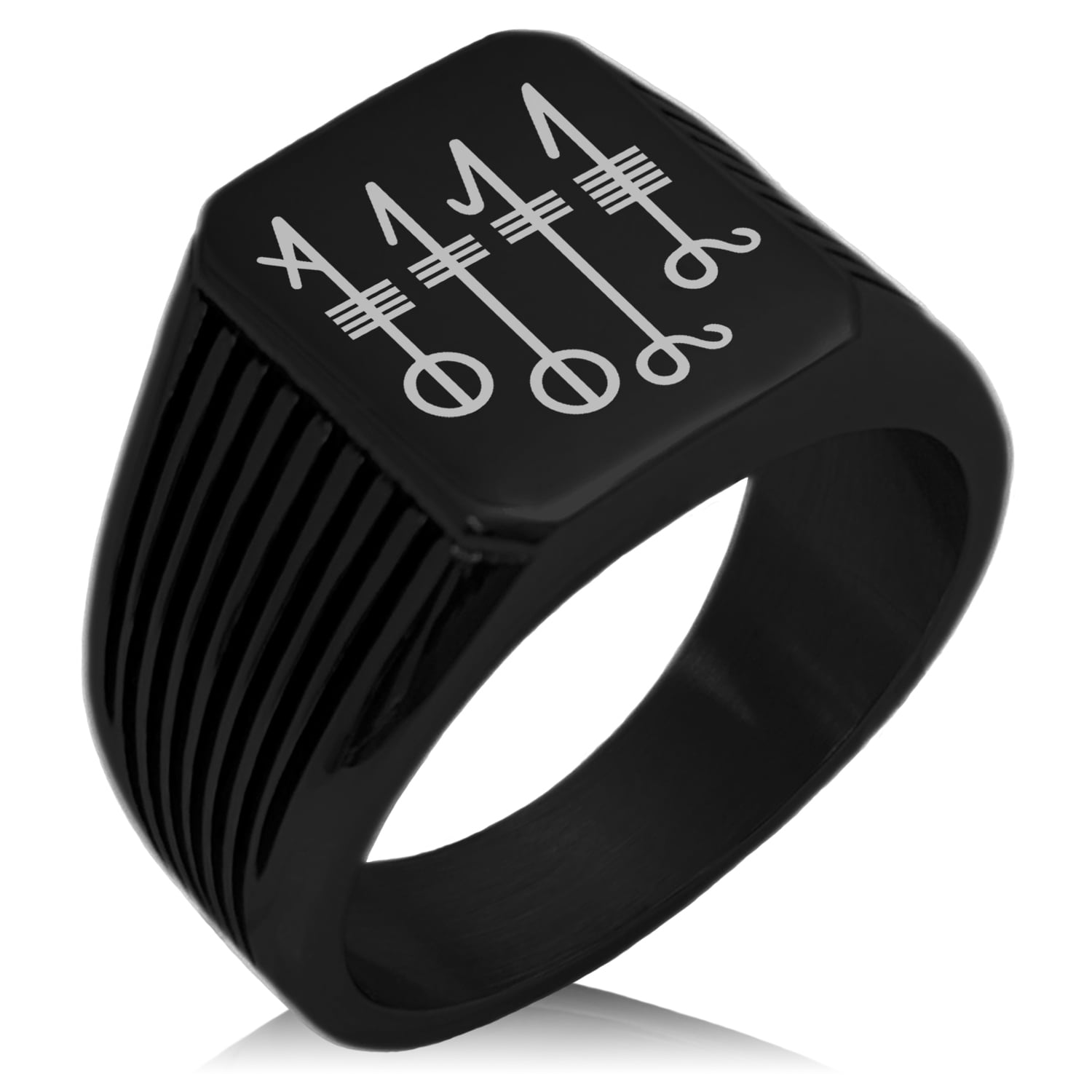 Stainless Steel Svefnthorn Volsungs Viking Norse Needle Stripe Pattern ...