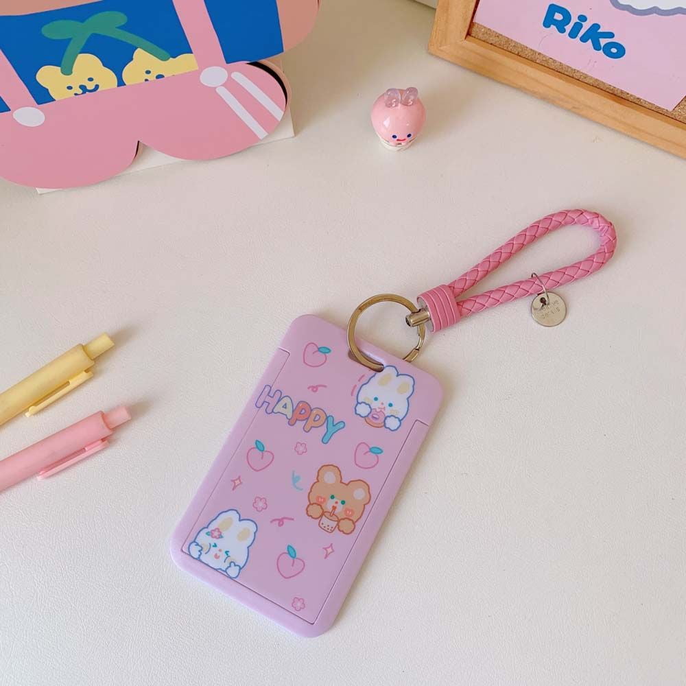 Cartoon Waterproof Bank Credit Card Work Card Office School Card Bag ID ...