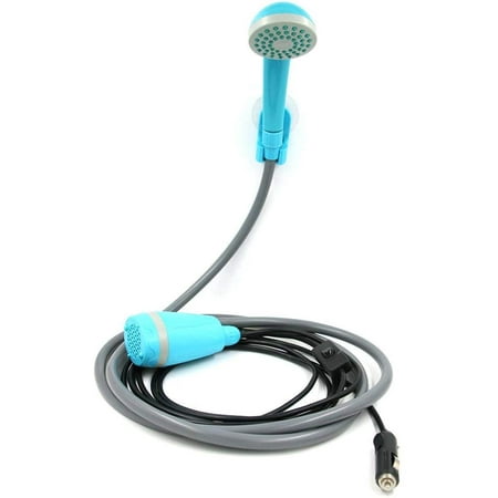 Car Shower, Portable 12V Electric Car Shower Camping Showerhead Car ...
