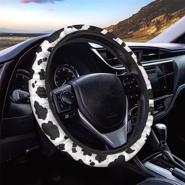 EING Steering Wheel Cover Leather Crystal Bling Anti-Slip Auto Car ...