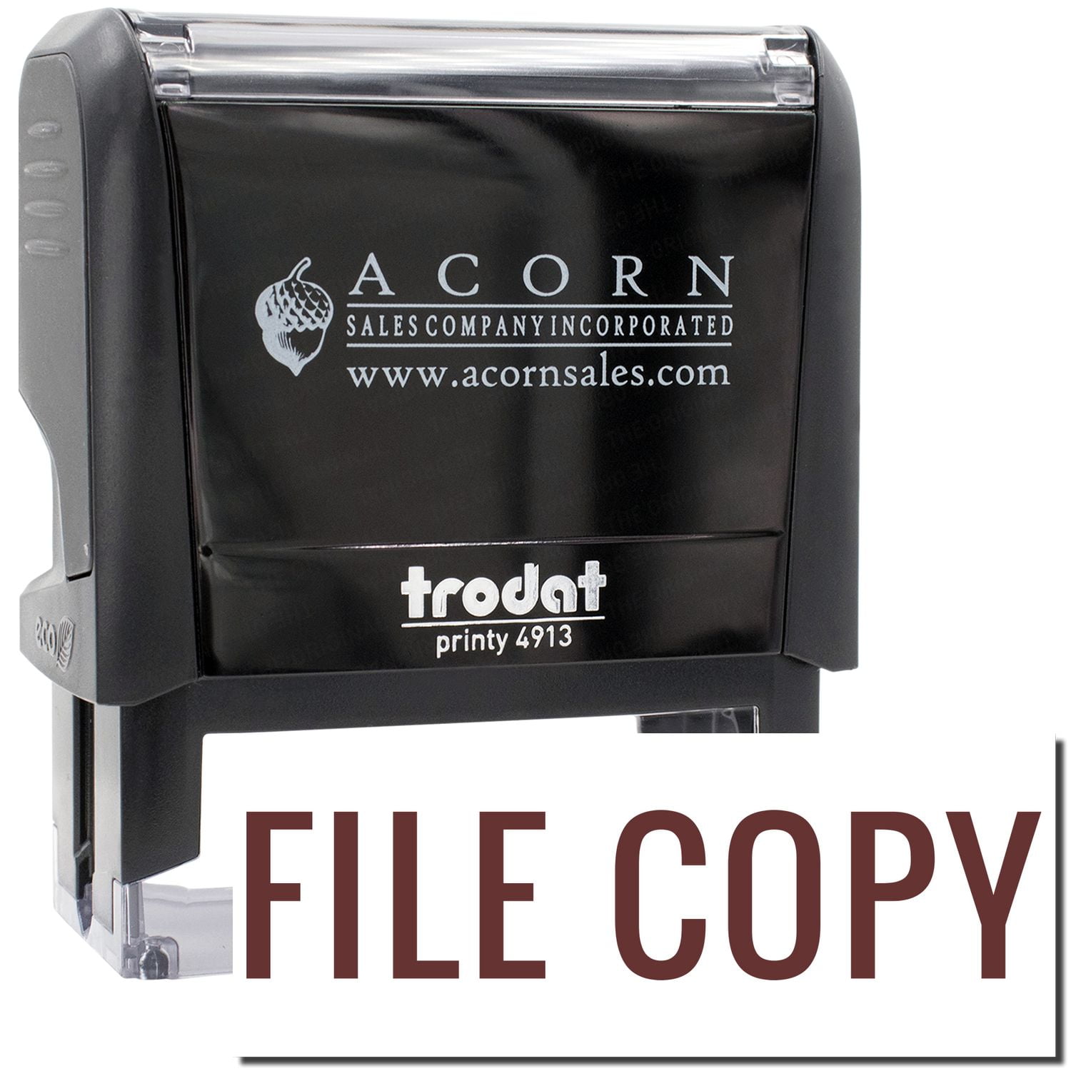 Large Self-Inking Narrow Font File Copy Stamp, Trodat Printy 4913 ...