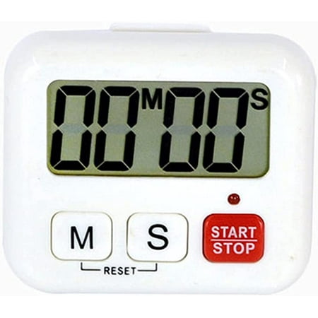 Simple large screen timer timer countdown 2 pieces white | Walmart Canada