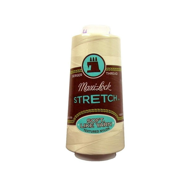 A&E Maxi Lock Stretch Thread 2000yd Eggshell - Walmart.com