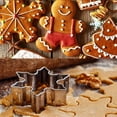 STARLIGHT- Christmas Cookie Cutters -7 Pcs- Angel Gingerbread Man Glove ...