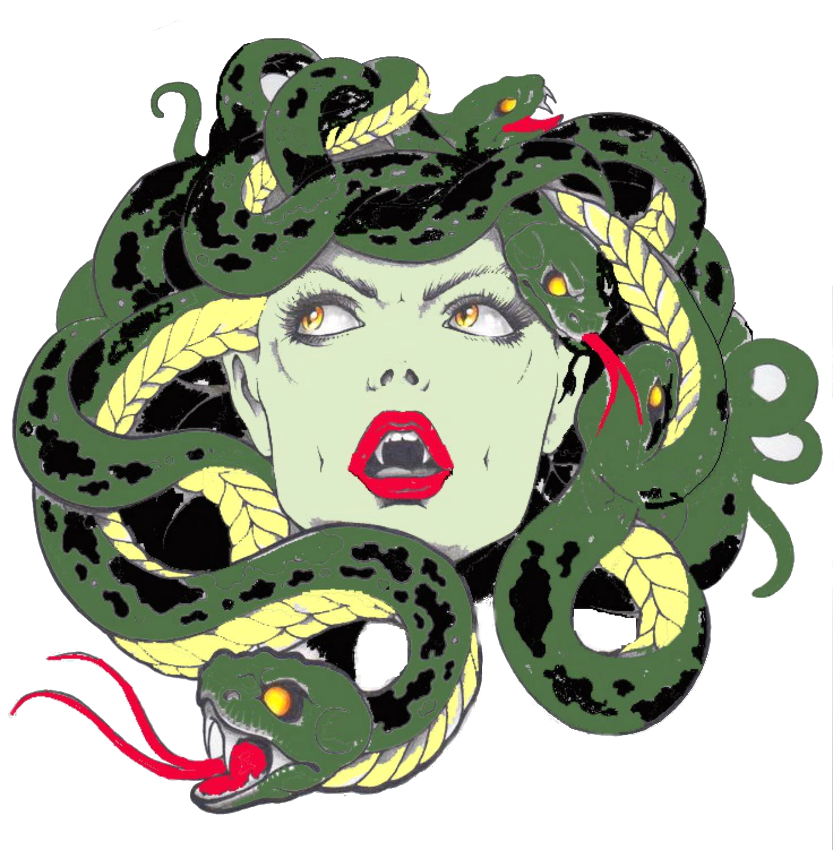 Medusa Decorative Car Truck Decal Window Sticker Vinyl Die-Cut Vacation ...