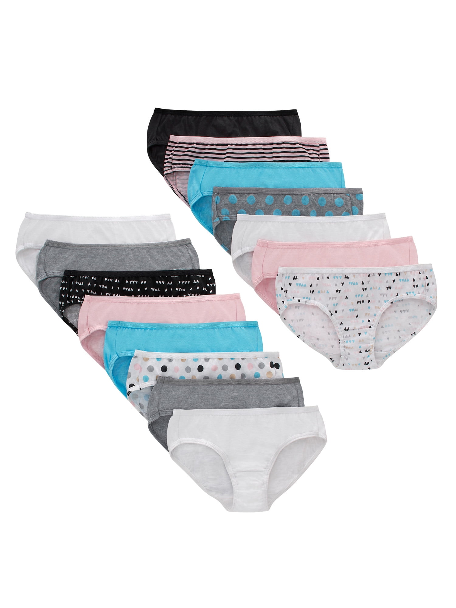 Hanes Girls Cotton Hipster 14 1 Bonus Pack