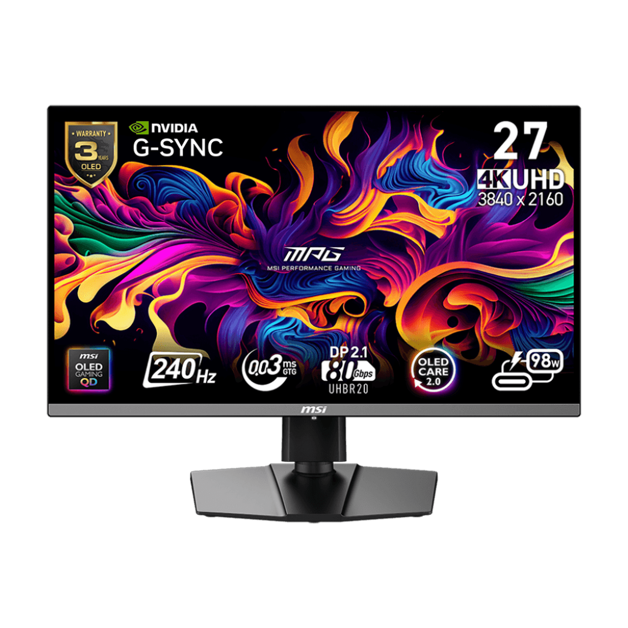 Click here for Msi 27 3840 X 2160 (Uhd) 240hz 0.03ms (Gtg) Qd-Ole... prices