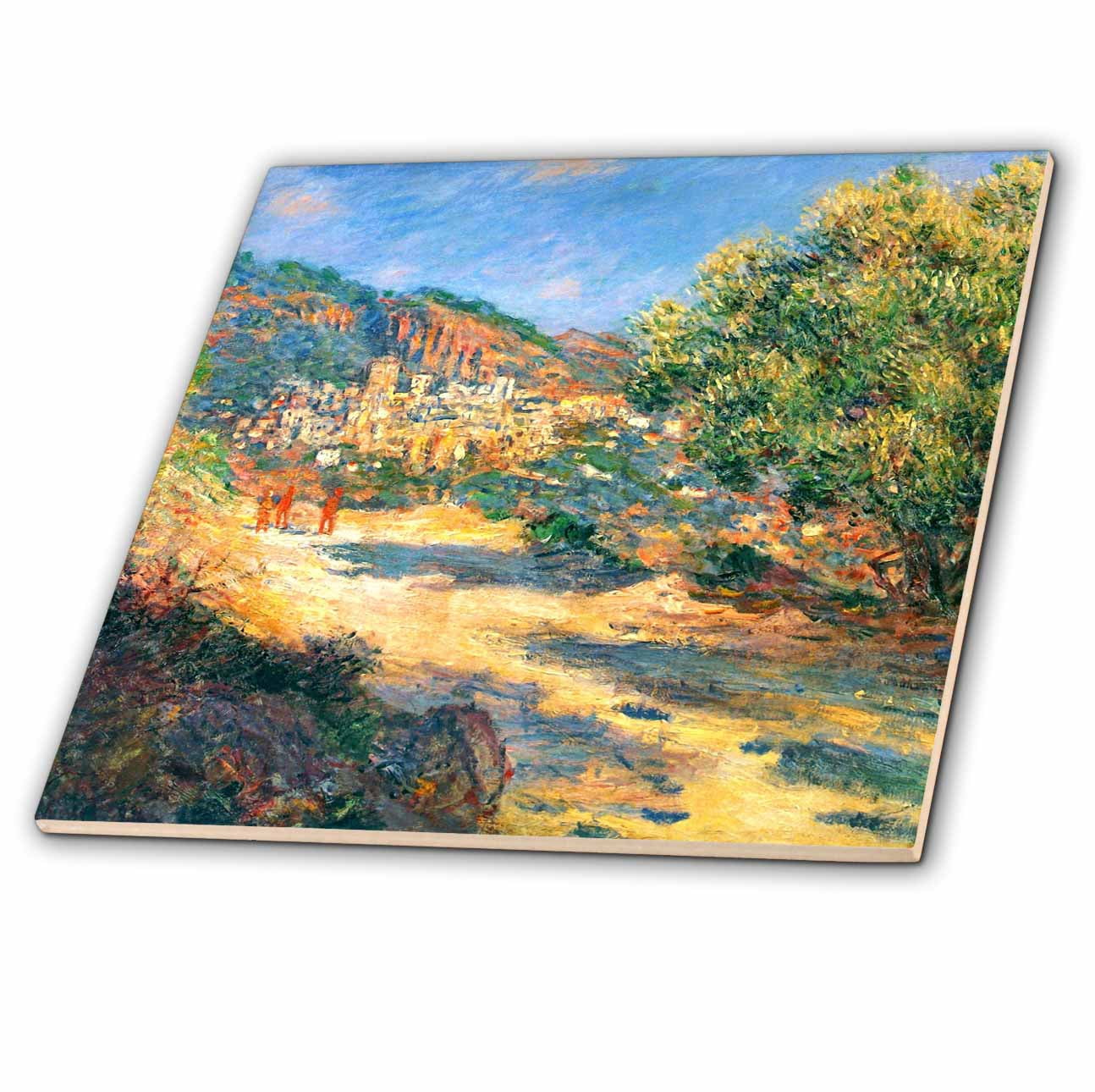 Claude Monet – The Road to Monte Carlo 4 Inch Ceramic Tile ct-303350-1 ...