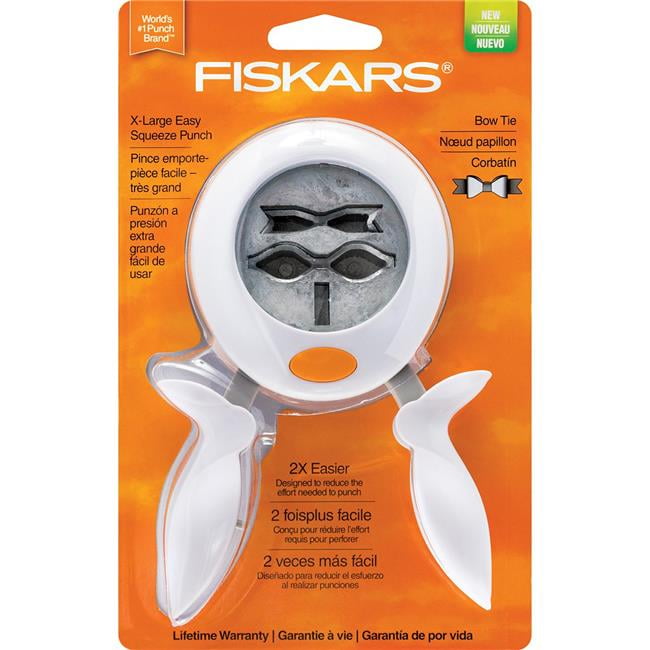 Fiskars Squeeze Punch: Extra Large - Bow Tie - Walmart.com - Walmart.com