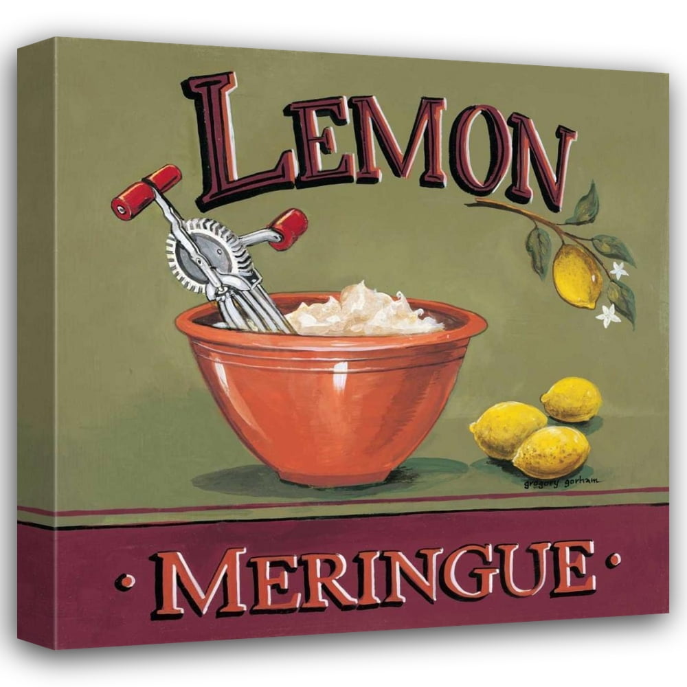 Gregory Gorham 26x26 Gallery Wrapped Canvas Wall Art Titled - Lemon ...