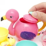 Zoo Troop: Flamingo Tea Set - 13 Pieces - Animal Tea Party Set ...