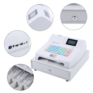 Sharp XEA107 Cash Register, 80 LookUps, 8 Dept, 4 Clerk - Walmart.com