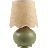 Mark&Day Table Lamps, Kolleen Cottage Green/Beige Bedside Table Lamp ...