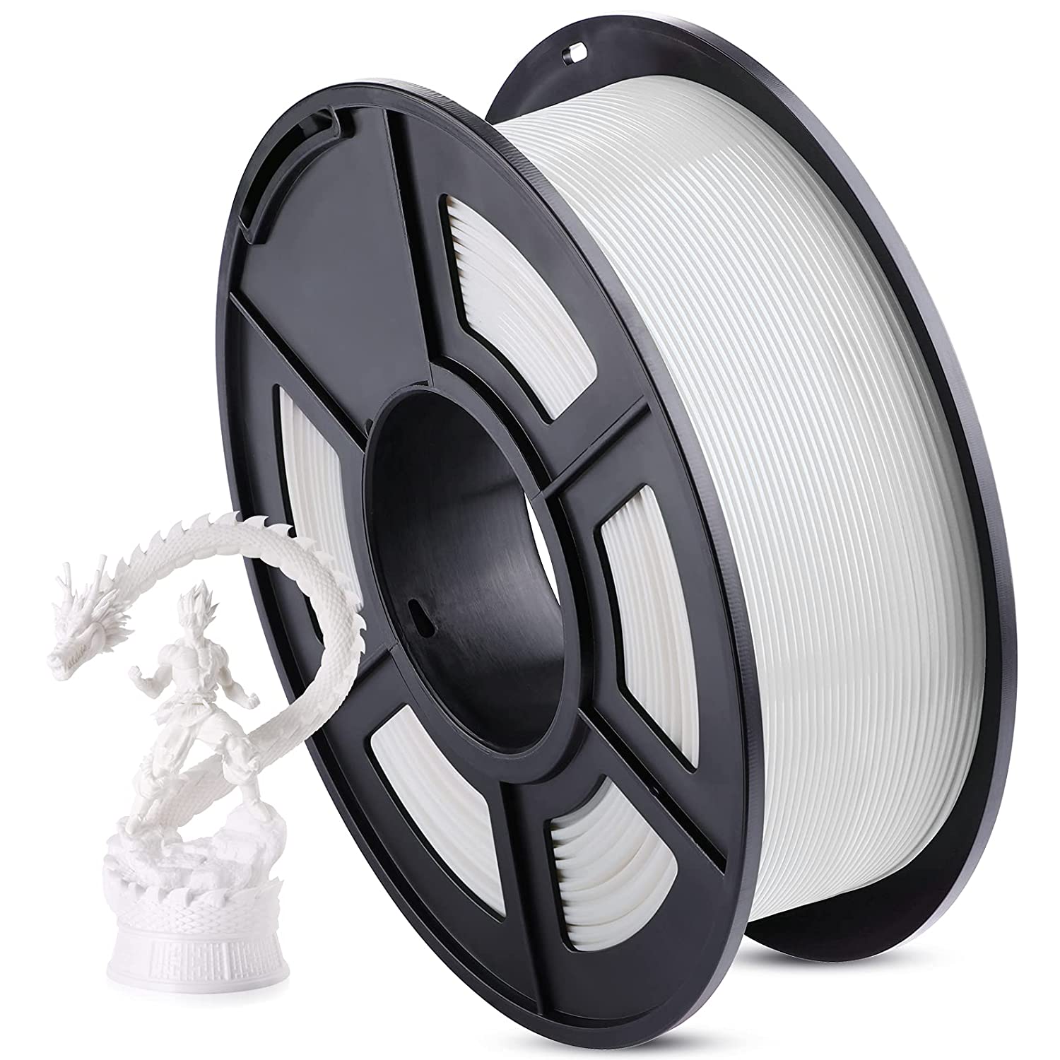 HATCHBOX 3D PLA-1KG1.75-WHT PLA 3D Printer Filament, Dimensional ...