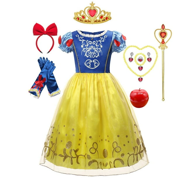 Disney Girl Cenicienta Rapunzel Cosplay Dress Up Blancanieves Belle ...