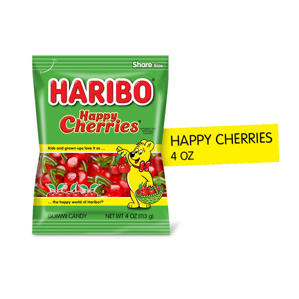 SAY HELLO TO HAPPY CHERRIES! HARIBO HAPPY CHERRIES stay in-season all ...