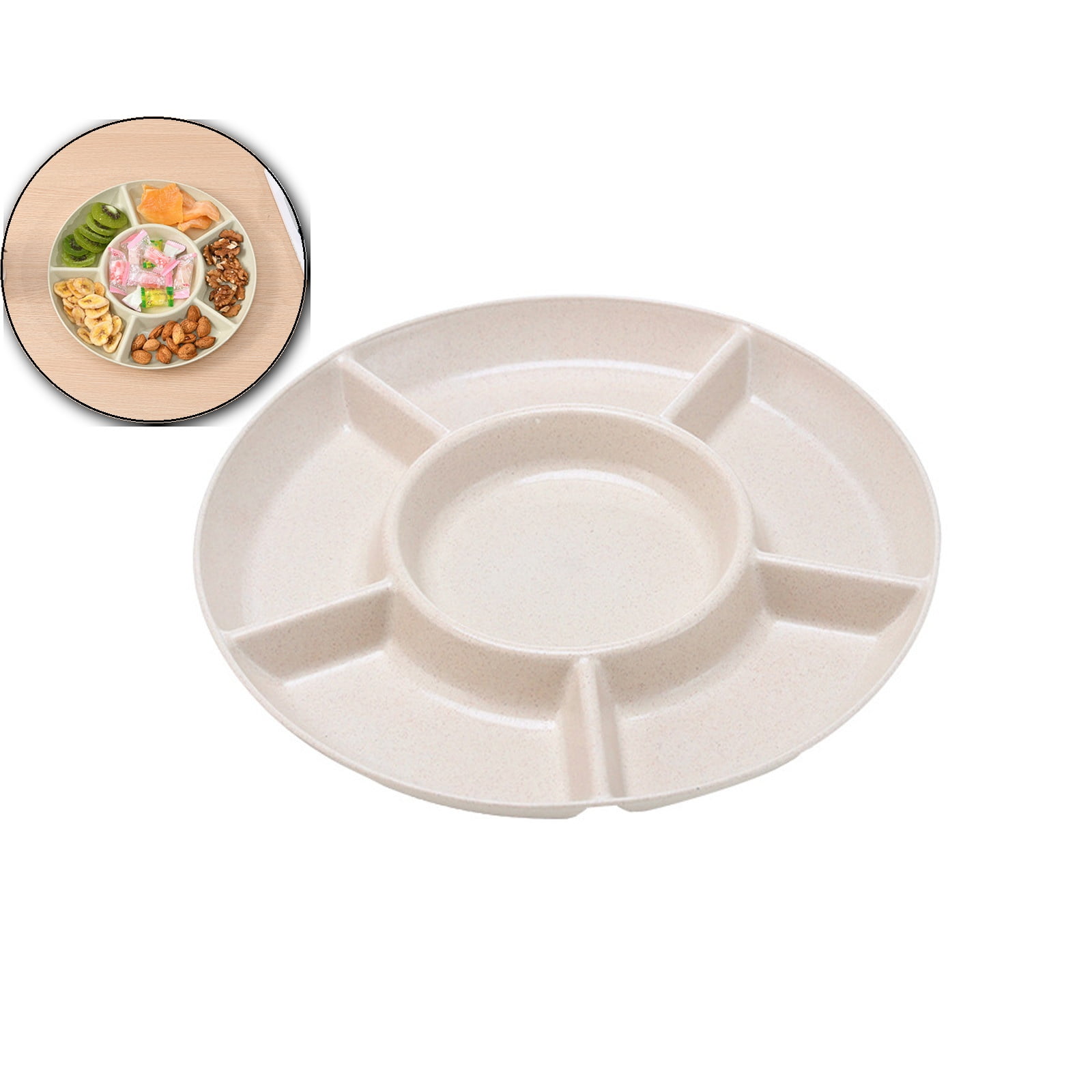 Click here for Dvruxg 5 Sectional Divided Serving Platter - Relis... prices