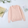 Girls Boys V Neck Cotton Sweater School Fashion Cute Sweatshirt Solid ...