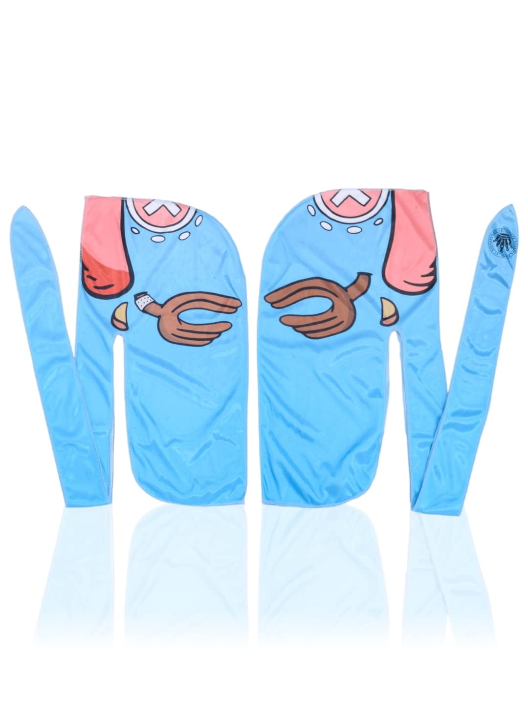 Art Silky Anime Durag with Long Wide Tails and Quadruple Stitching ...