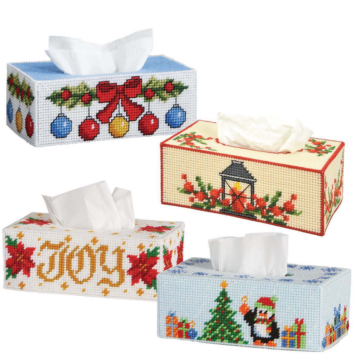 Herrschners® Christmas Tissue Box Set Plastic Canvas - Walmart.com