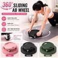 Abdominal Sliding Disc Wheel with Silent 360 Degree Wheels, Core ...