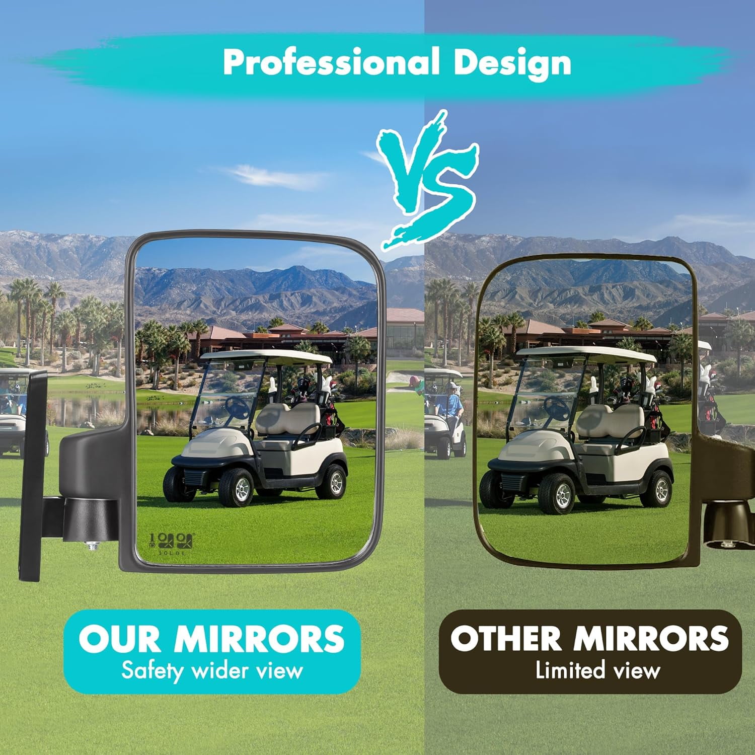 Golf Cart Side Mirrors for Club Car, EZGO, and Yamaha in Nepal at NPR ...