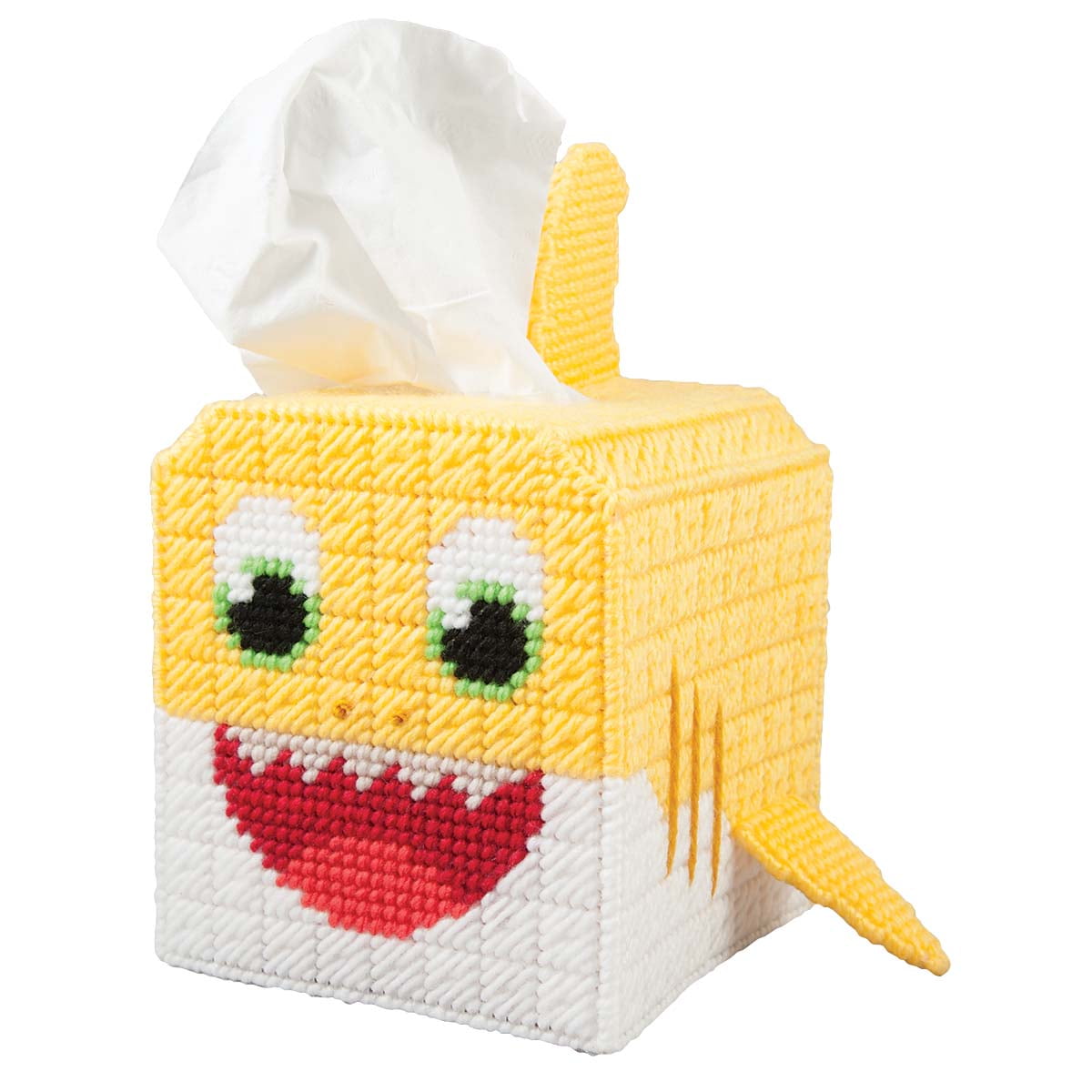 Herrschners® Sammy Shark Tissue Box Plastic Canvas Kit - Walmart.com