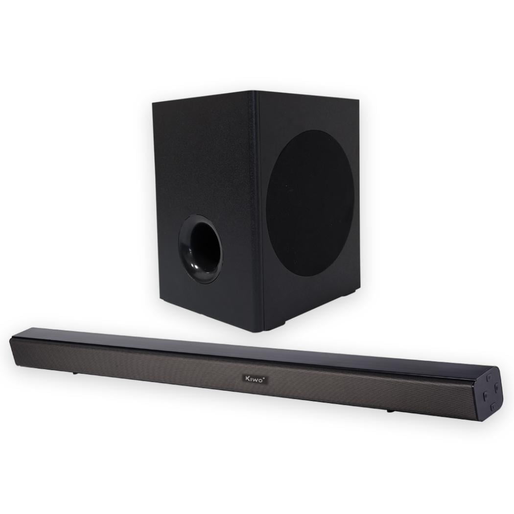 Barra de sonido WM1560S KIWO Bluetooth 15Wx4 USB Óptico | Bodega Aurrera en línea