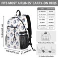 ALAZA Cartoon Dogs Head Pattern School Backpack Travel Laptop Bag ...