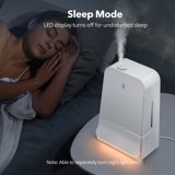 TaoTronics 6L Ultrasonic Cool Mist Humidifier: High Output, Desk Office ...